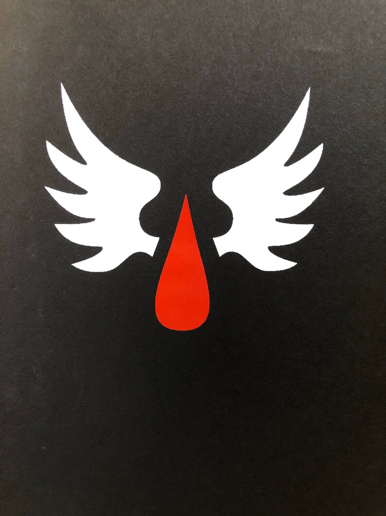Warhammer 40K Dual Color BlOOD Angels Vinyl Decal FRee | Etsy