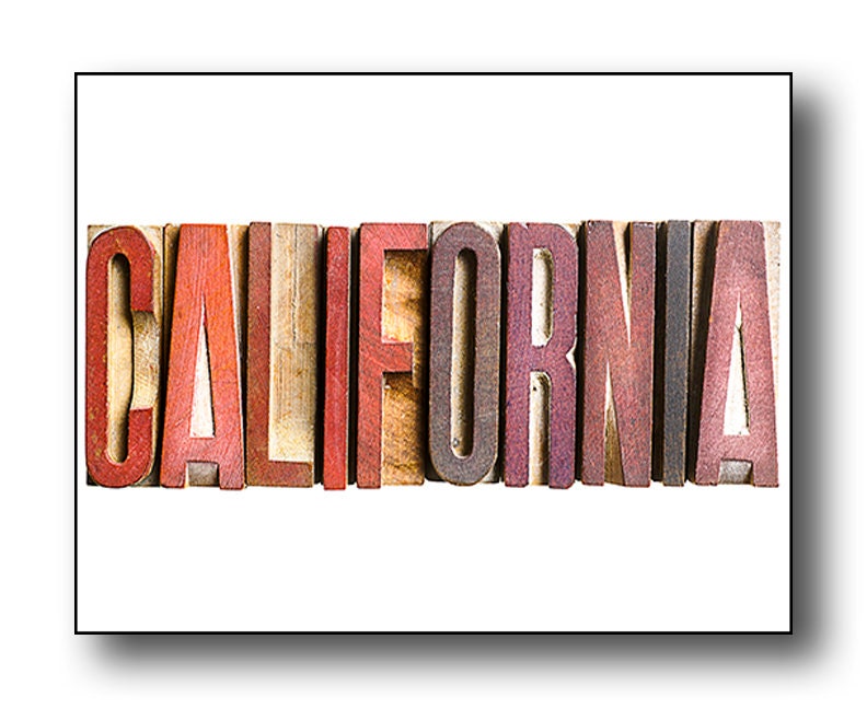 CALIFORNIA STATE NAME Downloadable Printable FileGift for | Etsy