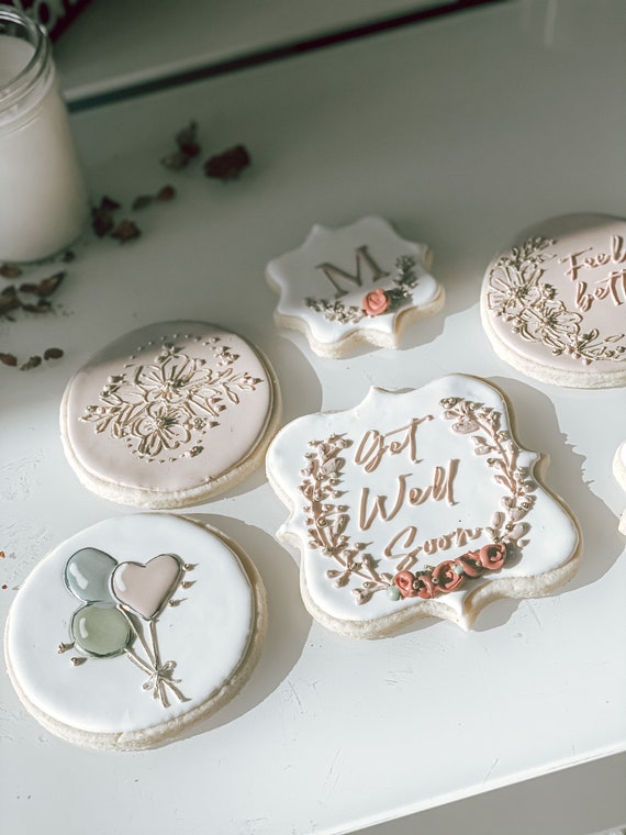 Get Well Soon Decorated Cookies | Etsy