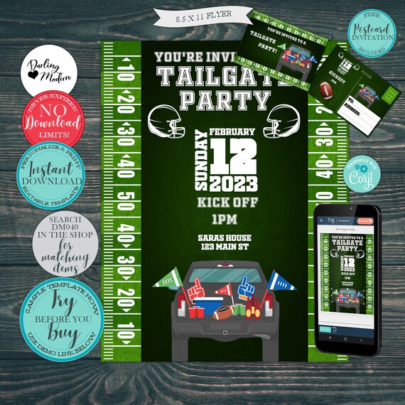 Tailgate Party Flyer