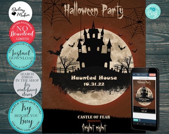 Printable Fright Night Flyer - Etsy