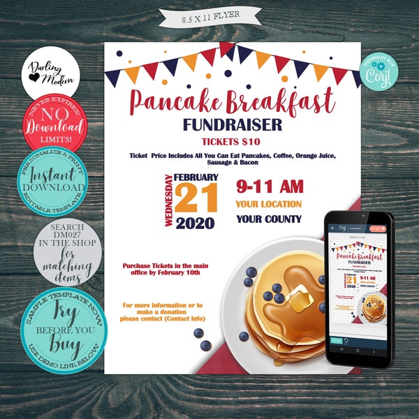 Church Breakfast Invitation - Etsy