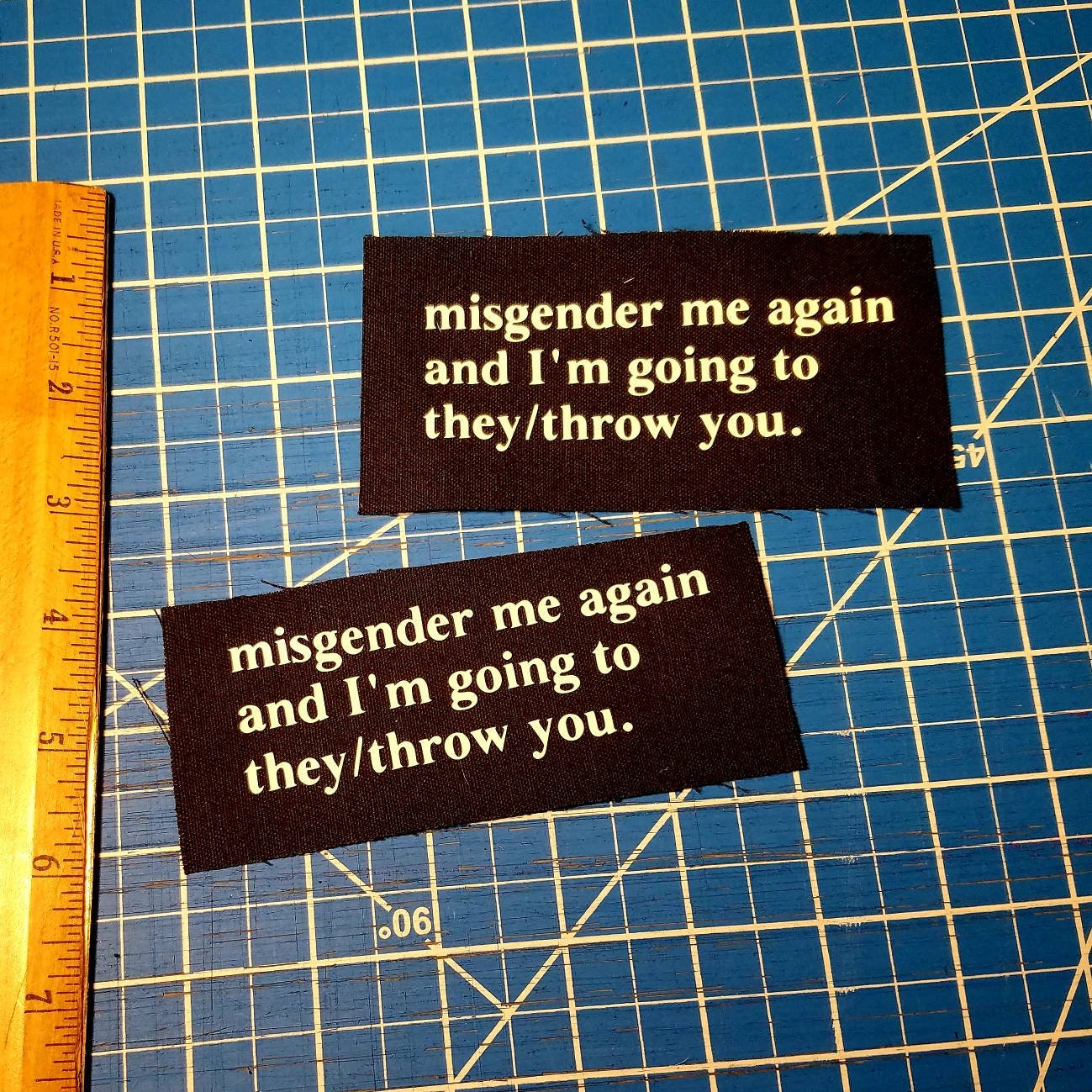 Misgender Me Again Sew-on Patch - Etsy