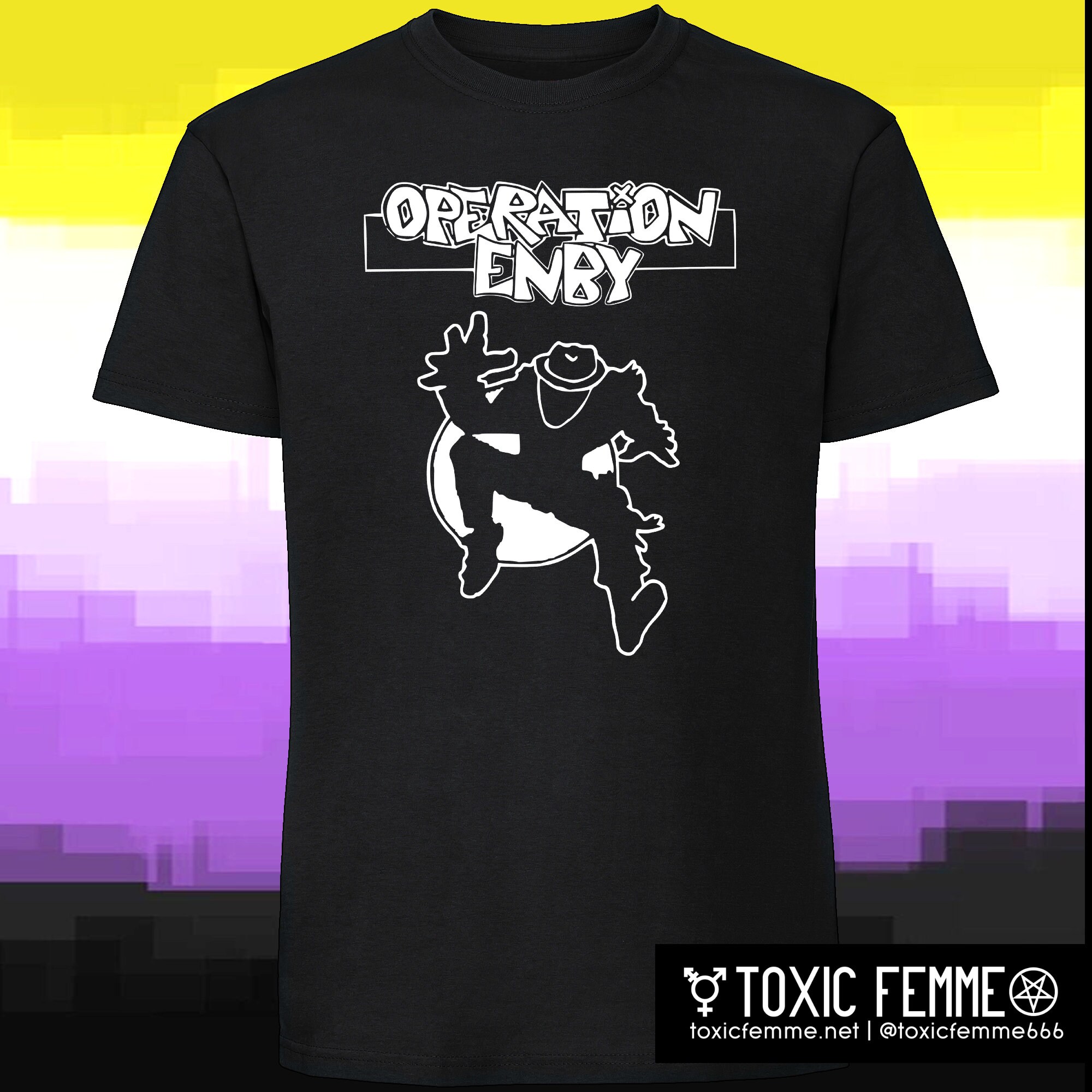 Operation Enby Ska Punk Nonbinary Shirt - Etsy