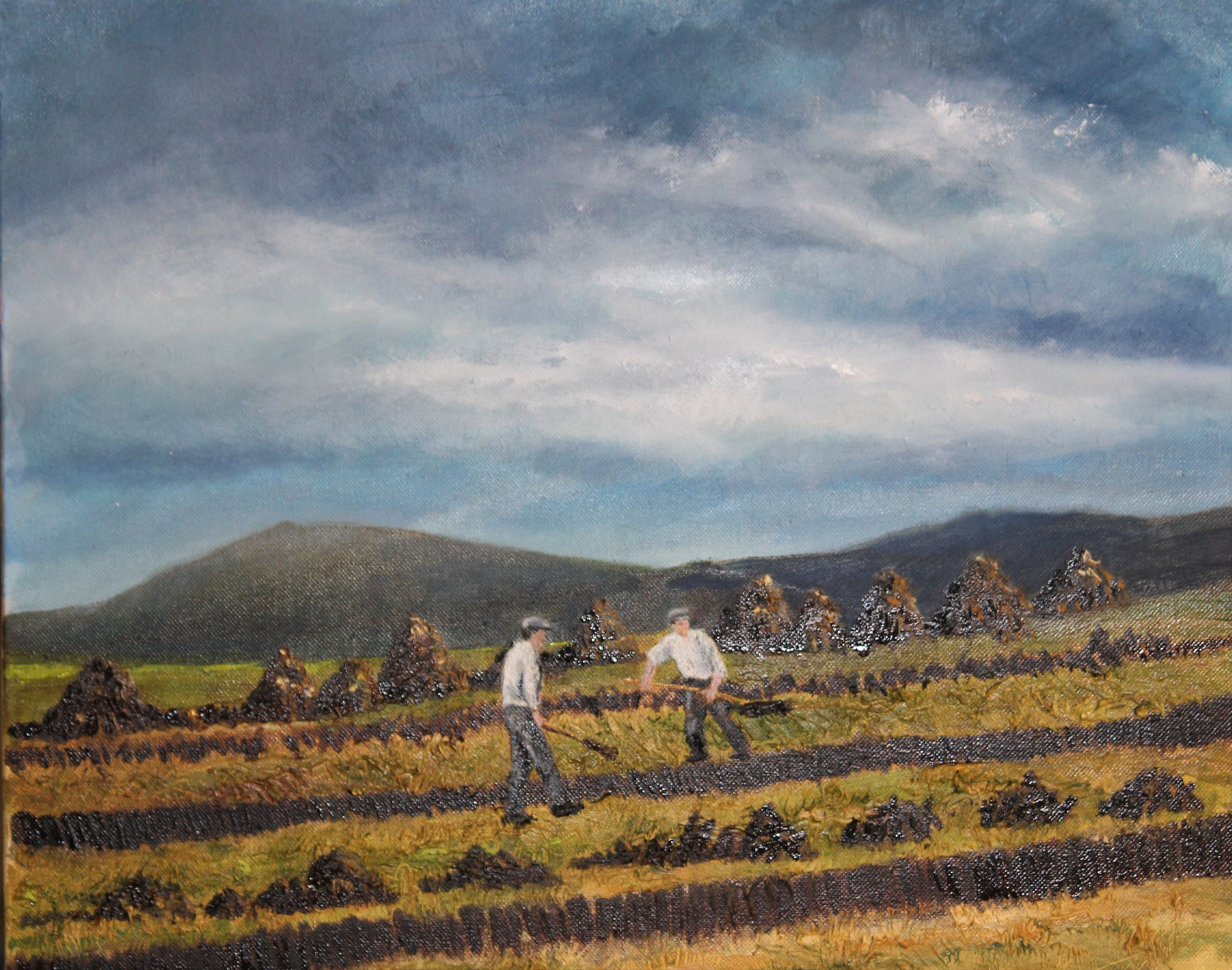 Irish Bog Oil Painting - Etsy
