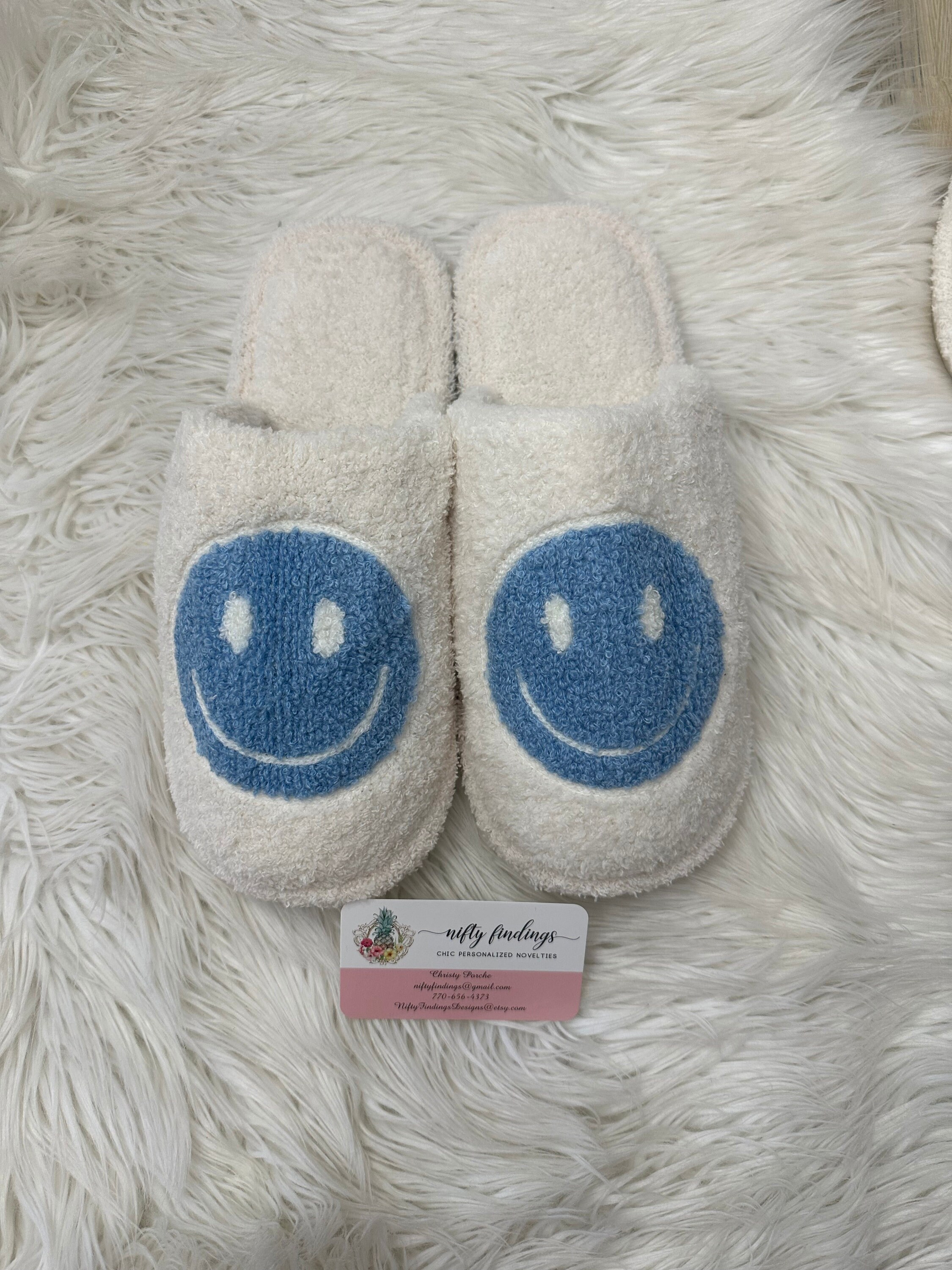 Smiley Face Happy Slippers Luxury Plush Smiley Face Slippers Hot Pink ...