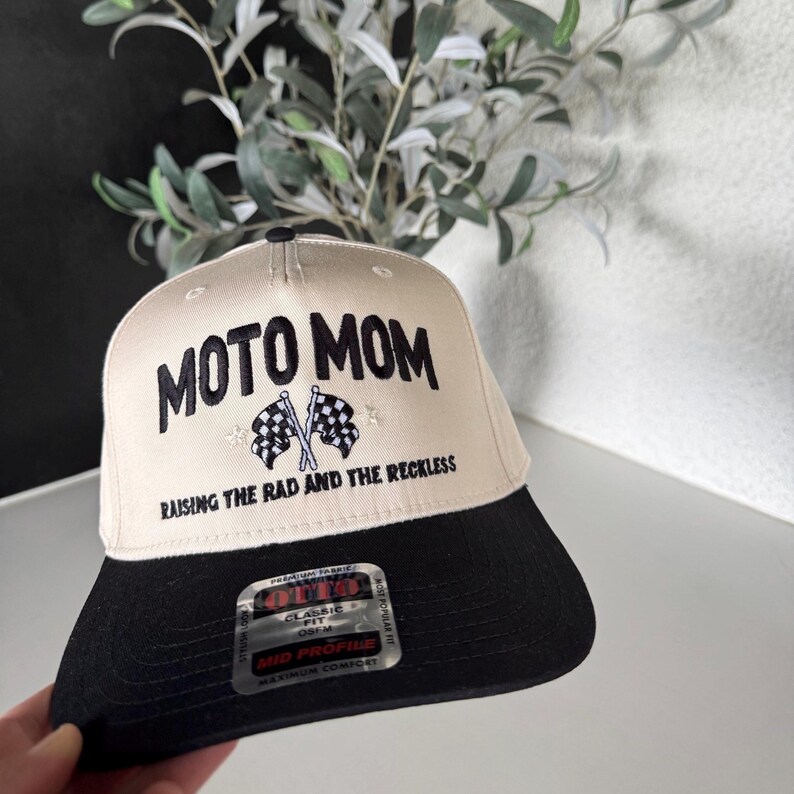 Moto Mom Ballcap - Rad and Reckless - Etsy