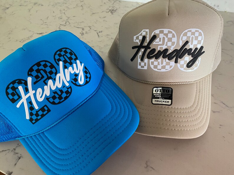 Custom Race Trucker Hat - Etsy