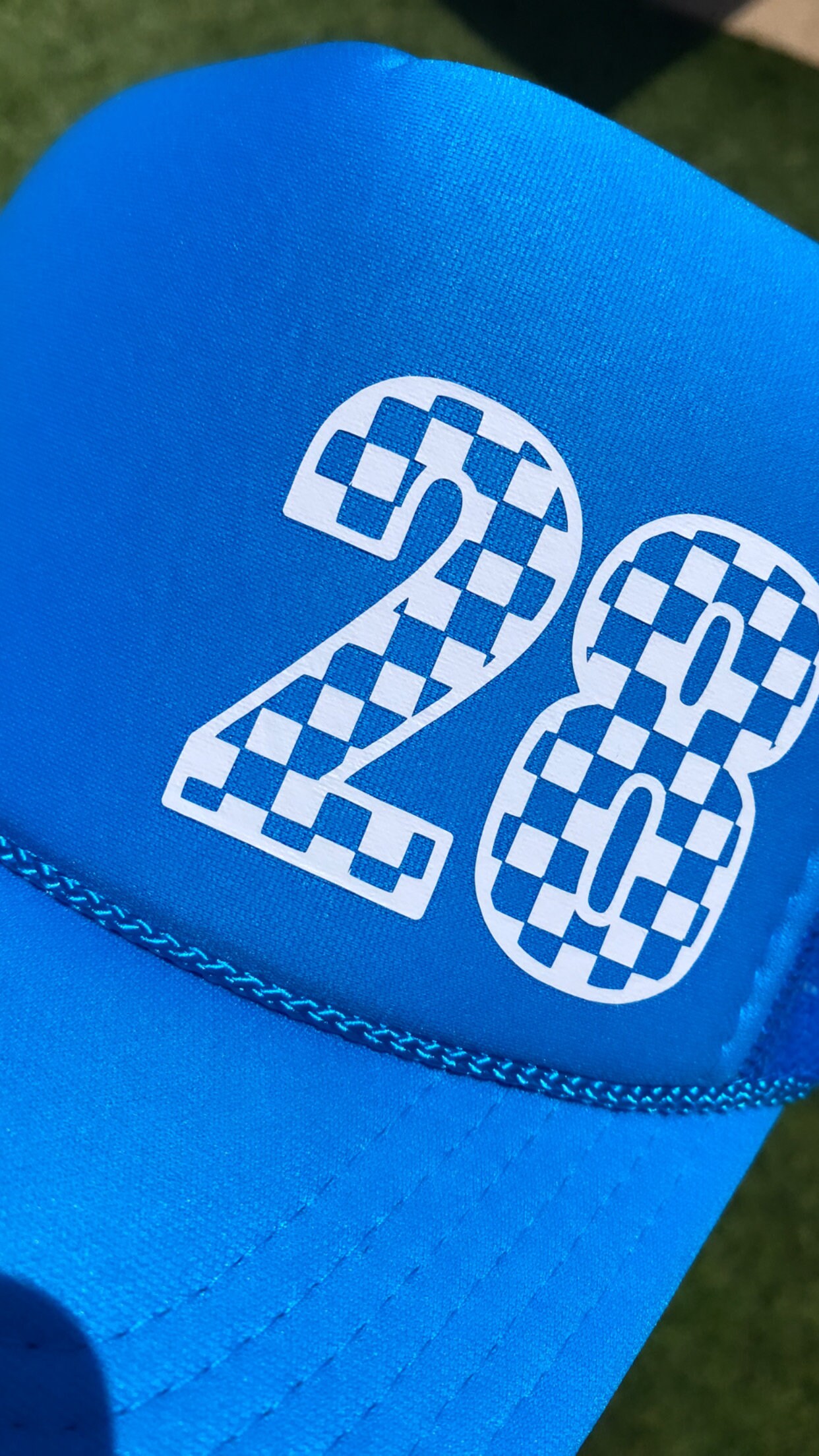 Custom Race Number Trucker Hat - Etsy