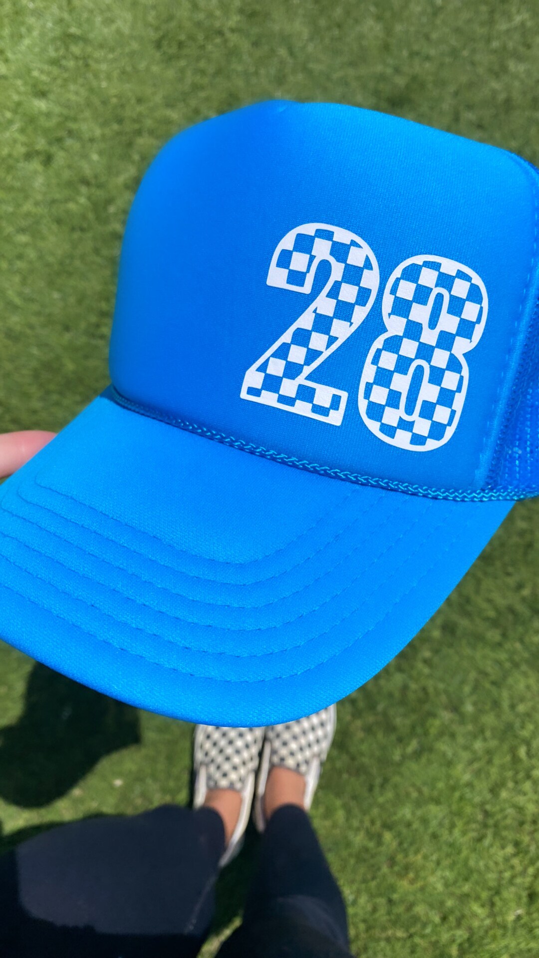Custom Race Number Trucker Hat - Etsy