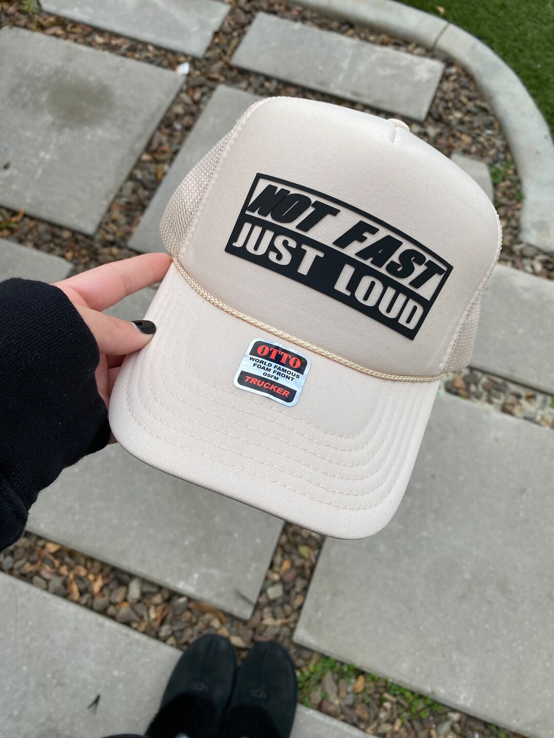 Not Fast Just Loud Trucker Cap - Etsy
