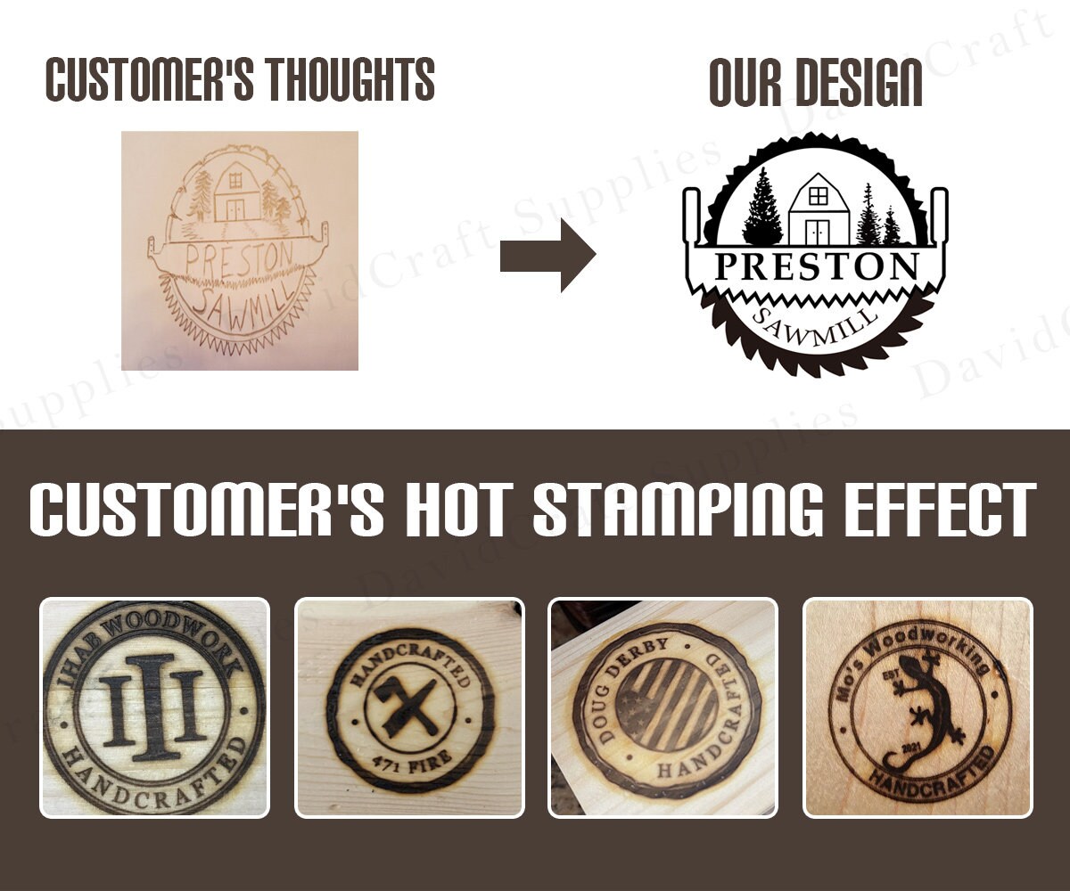 Wood Burning Stamp / Custom Electric Branding Iron for Wood / | Etsy