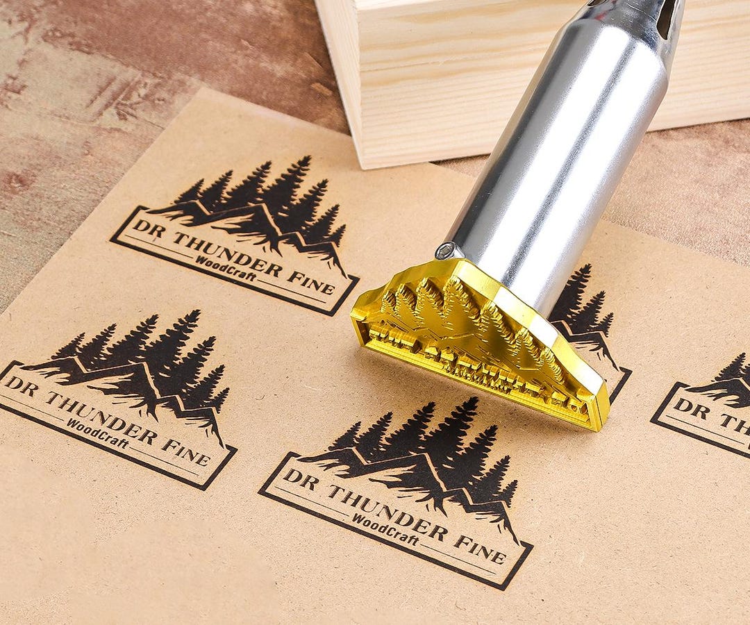 Custom Christmas Tree Logo Stamp, Wood Branding Iron, Gift for ...