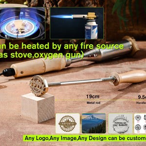 Custom Logo Branding,tree and Mountain Logo Stamp,custom Branding Iron ...