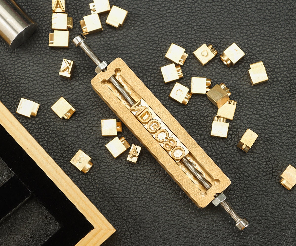 Custom Leather Stamp Letters 26 Alphabet Stamp Branding Iron - Etsy