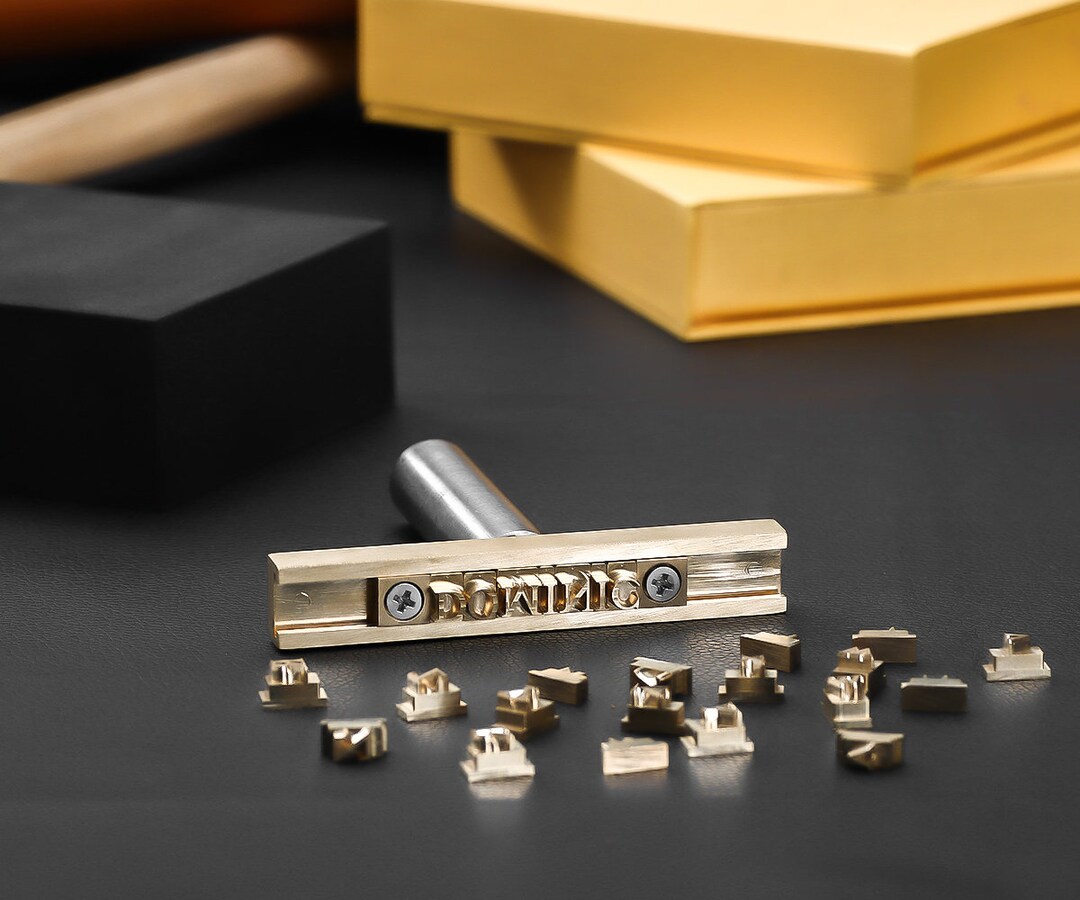 Custom Alphabet Letter Stamp, Leather Alphabet Stamp Set, Custom ...