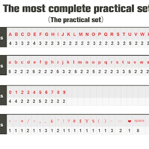 Custom Interchangeable Alphabet Stamp / Brass Metal Letters | Etsy