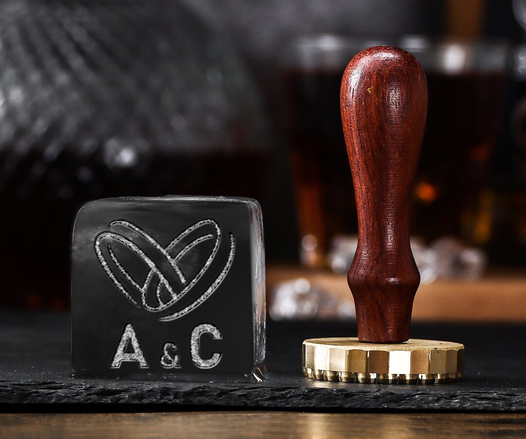 Bar Stamp Custom, Logo Ice Cube Stamp, Custom Business Logo Ice Cube ...
