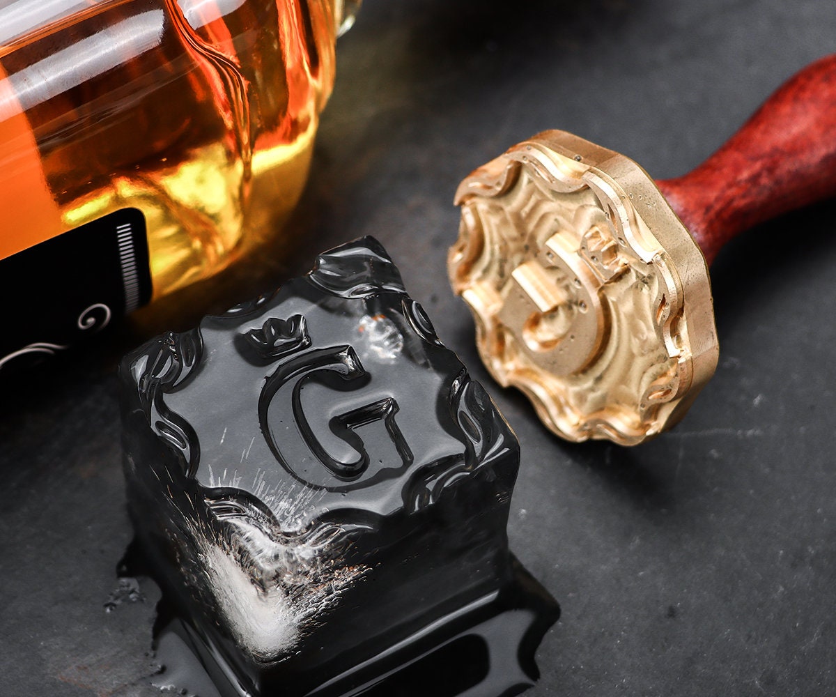 Cocktail Ice Stamps, Personalized Ice Cube Stamp, Custom Logo Ice Cube ...