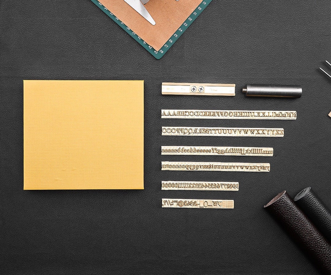 26 Alphabet Stamp Brass Metal Stamp, Branding Iron Personality Leather ...