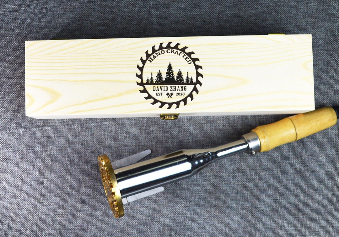 Electric Branding Iron With Custom Stamp / Personalized Wood Branding ...