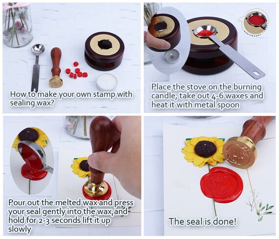 1973 Wax Sealing Stamp Logo Wax Stamp /Custom Wedding Wax Stamp ...
