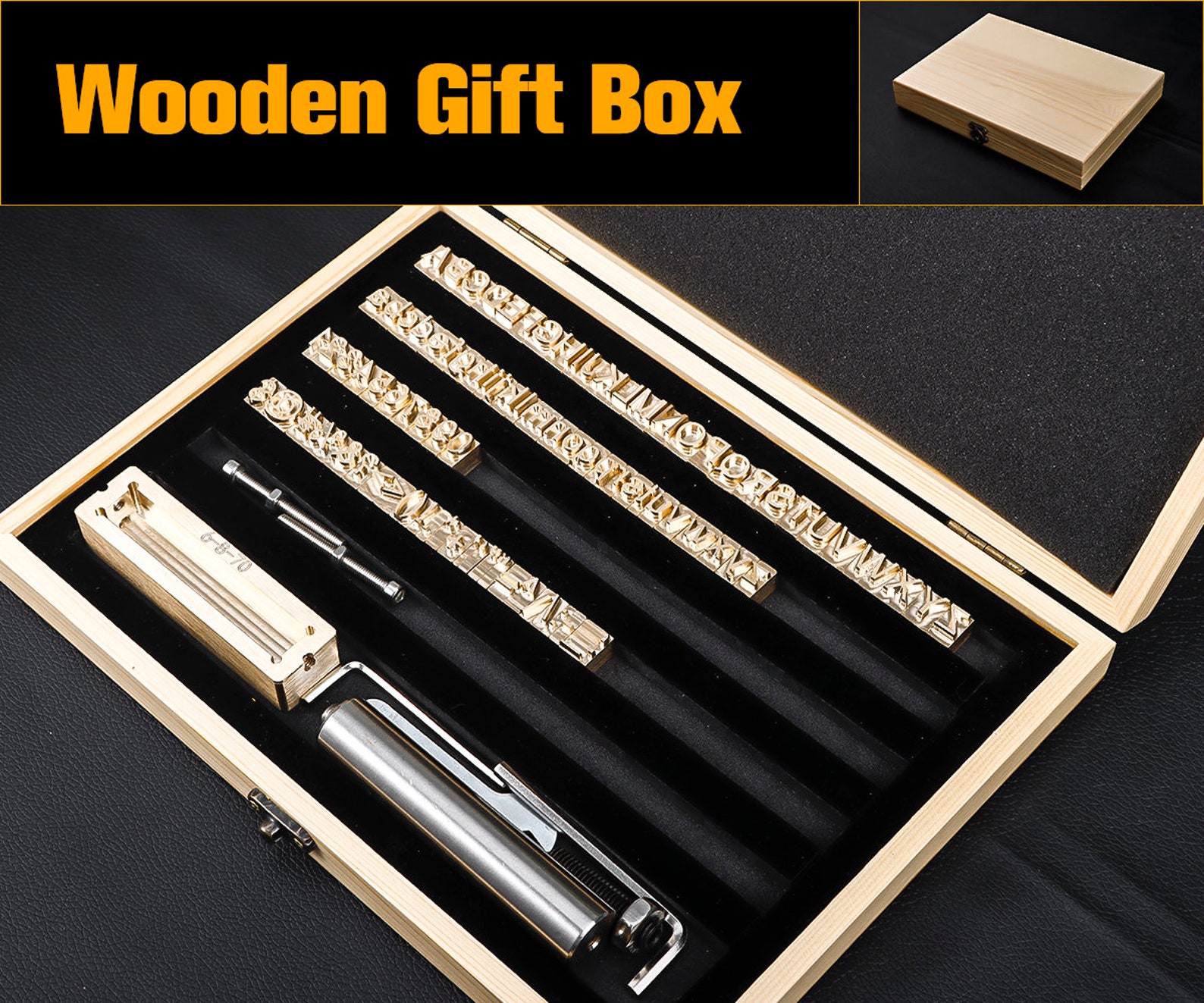 Custom Interchangeable Alphabet Stamp / Brass Metal Letters - Etsy