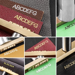 Interchangeable 26 Alphabet Stamps, Brass Metal Stamp, Heat Emboss With ...