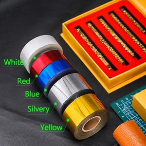 Hot Foiling Leather, Foil Stamping for Paper, Pencils More, Gold Foil ...