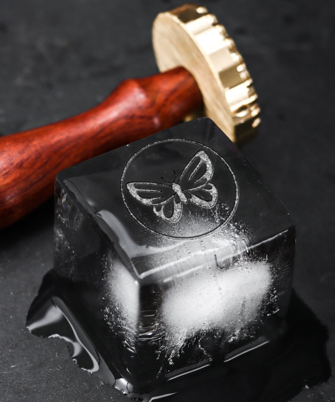 Custom Whiskey Ice Stamp, Personalized Ice Stamp Ice Cube for Gifts ...