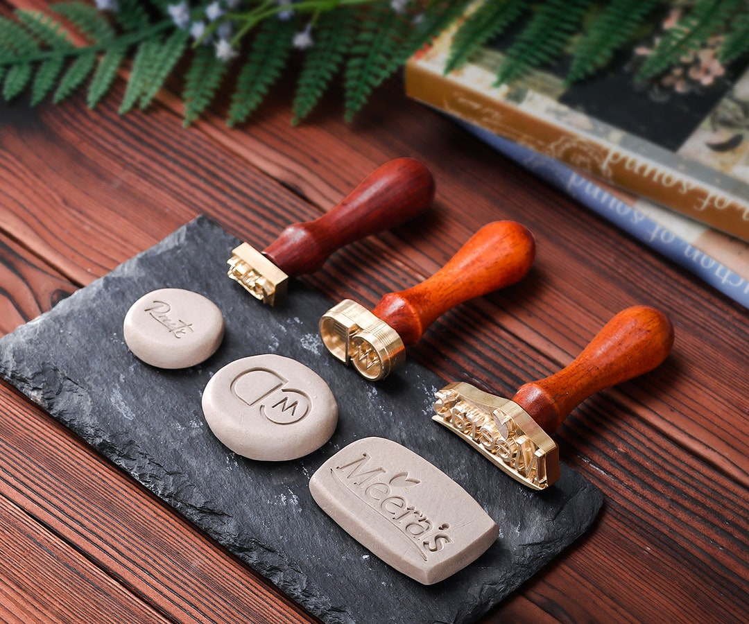 Ceramic Signature Stamp Logo, Signature Stamp for Pottery, DIY Soap ...