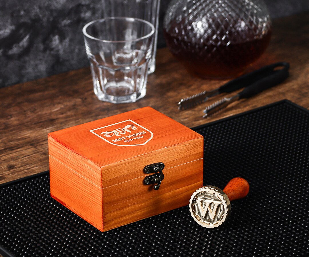 Custom Ice Cube Stamp, Stamp for Ice Cube, Bar Stamp, Whiskey Cube ...