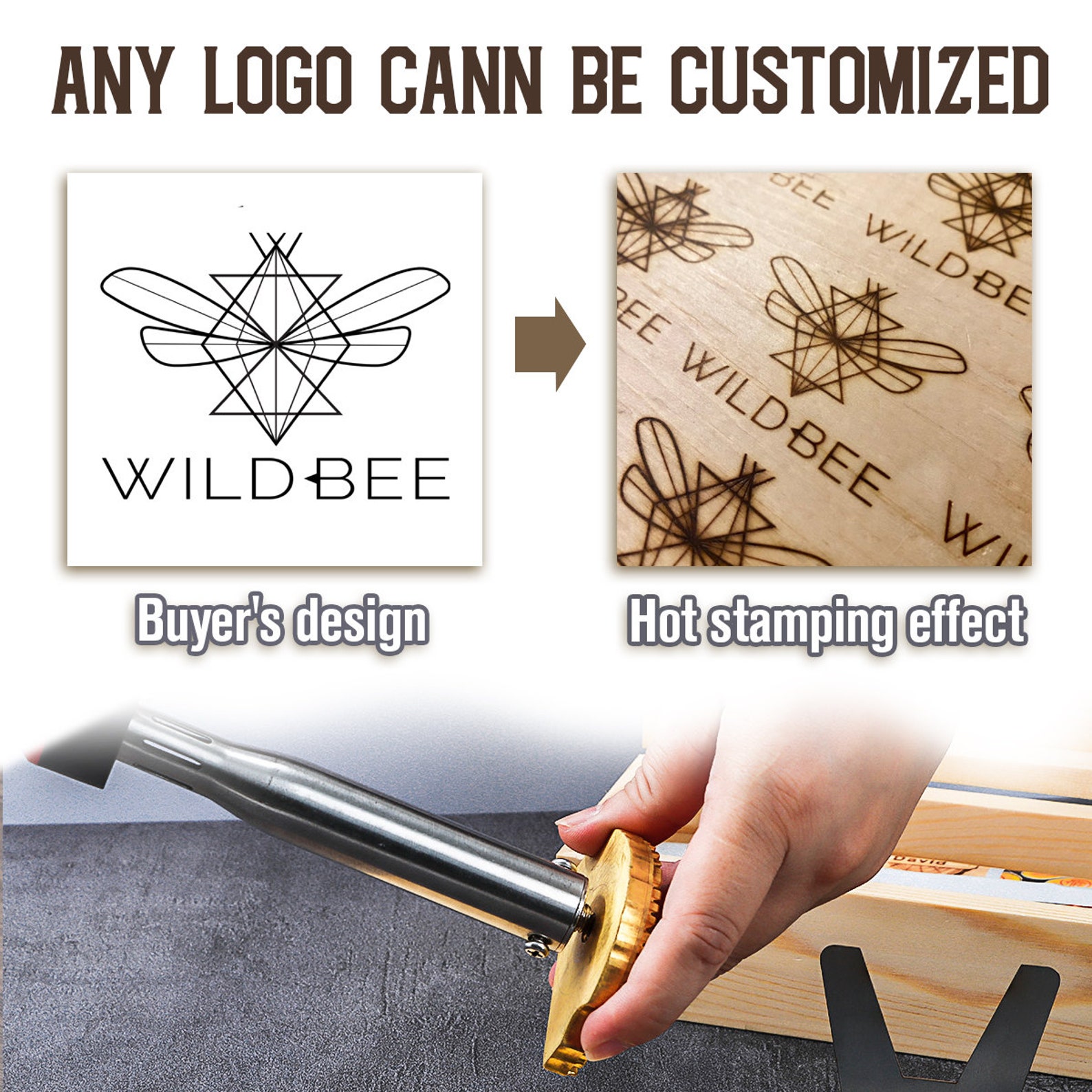 Custom Branding Iron / Custom Electric Branding Iron With - Etsy