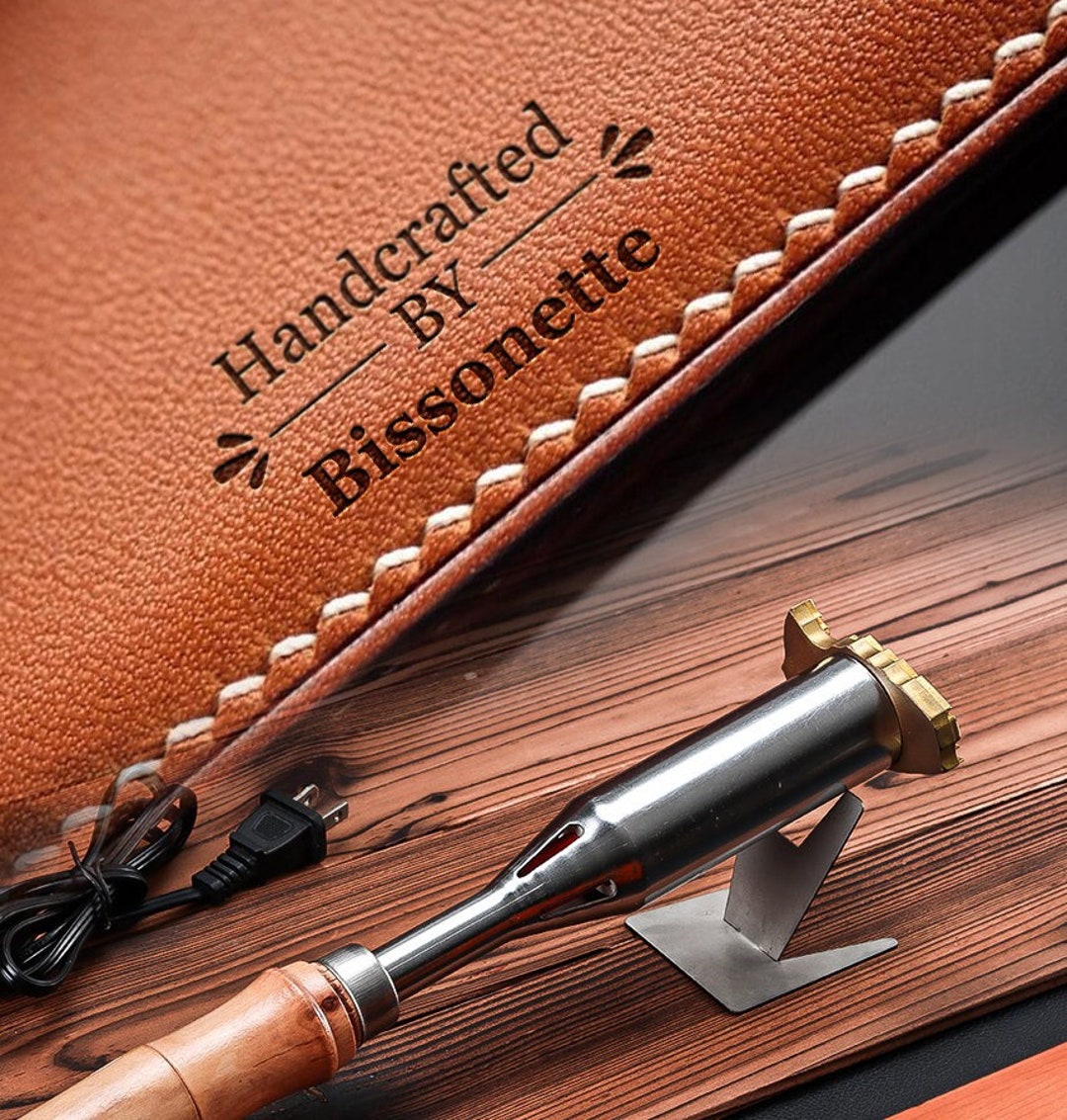 Custom Leather Stamp, Personalised Leather Branding Iron, Custom Brass ...