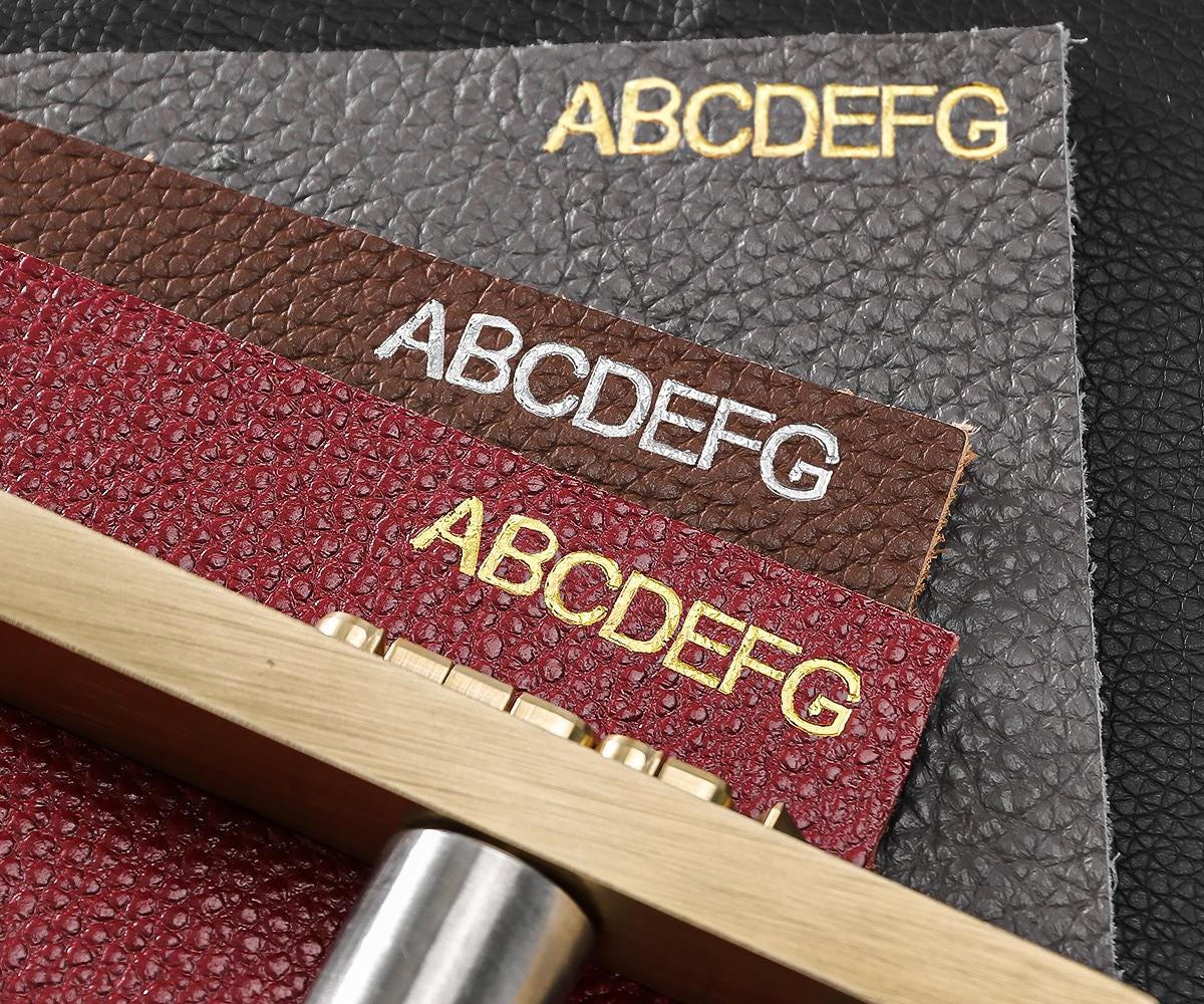 Hot Foiling Leather, Foil Stamping for Paper, Pencils More, Gold Foil ...