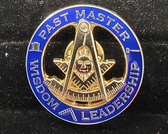 Masonic Past Master Lapel Pin - Etsy