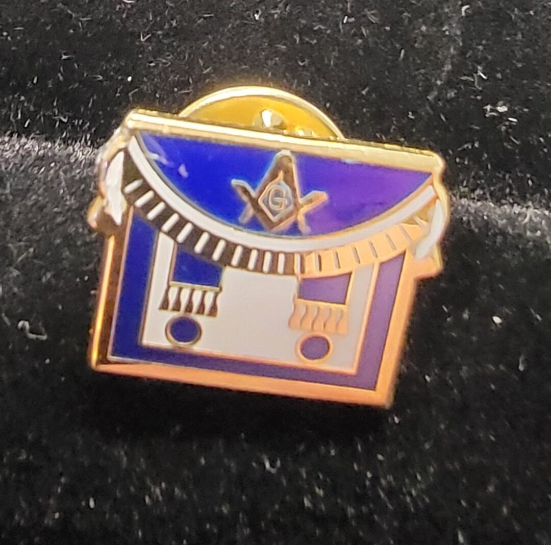 Masonic Apron Lapel Pin - Etsy