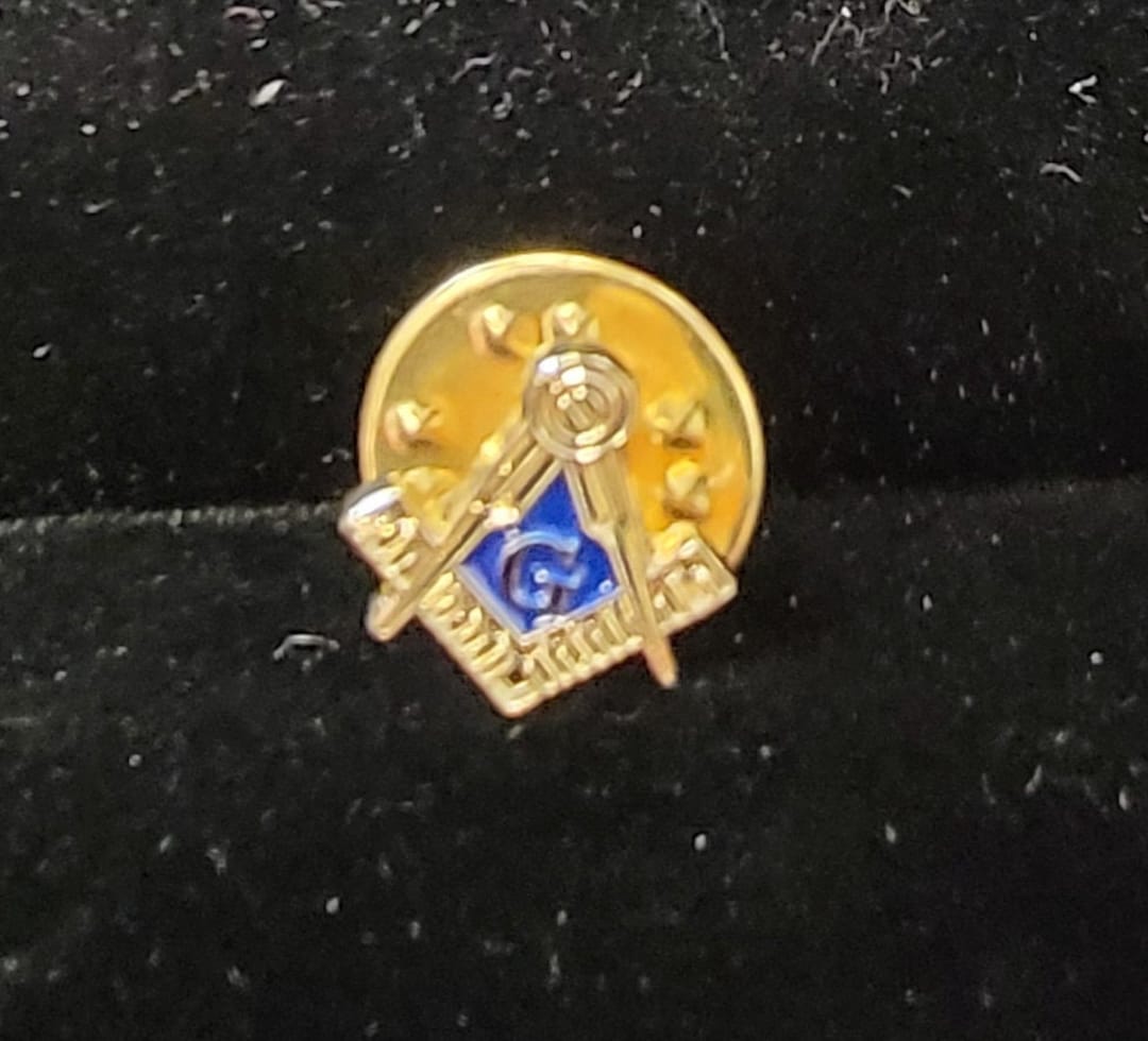 Square and Compass Masonic Lapel Pin - Small - Etsy