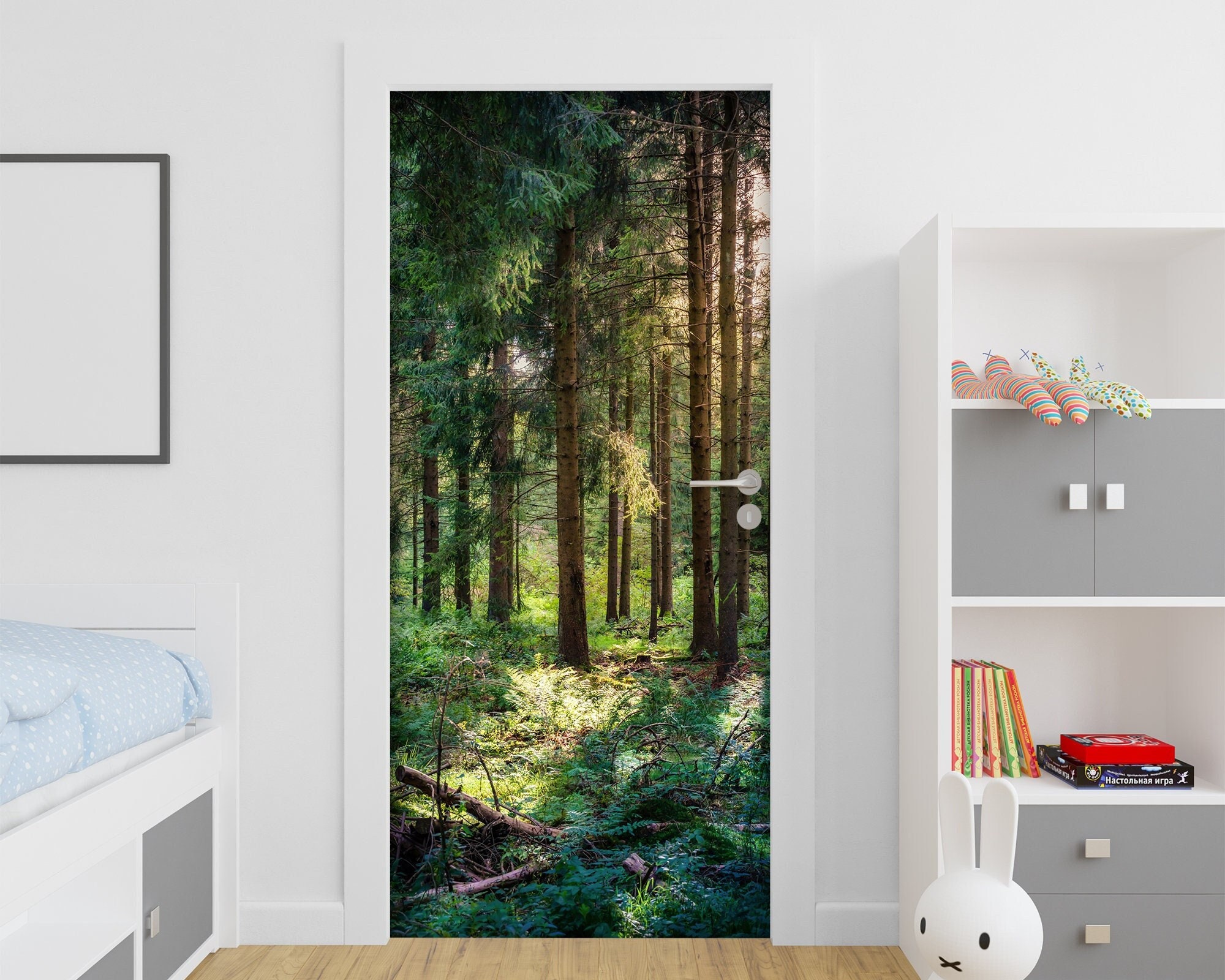 3d Door Decal, Wooden Door Decal, Bedroom Door Decor, Front Door Decal ...