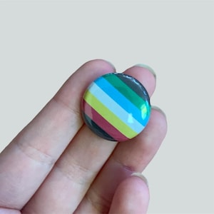 Disability Pride Flag Button Pin - Original and Updated Flags ...