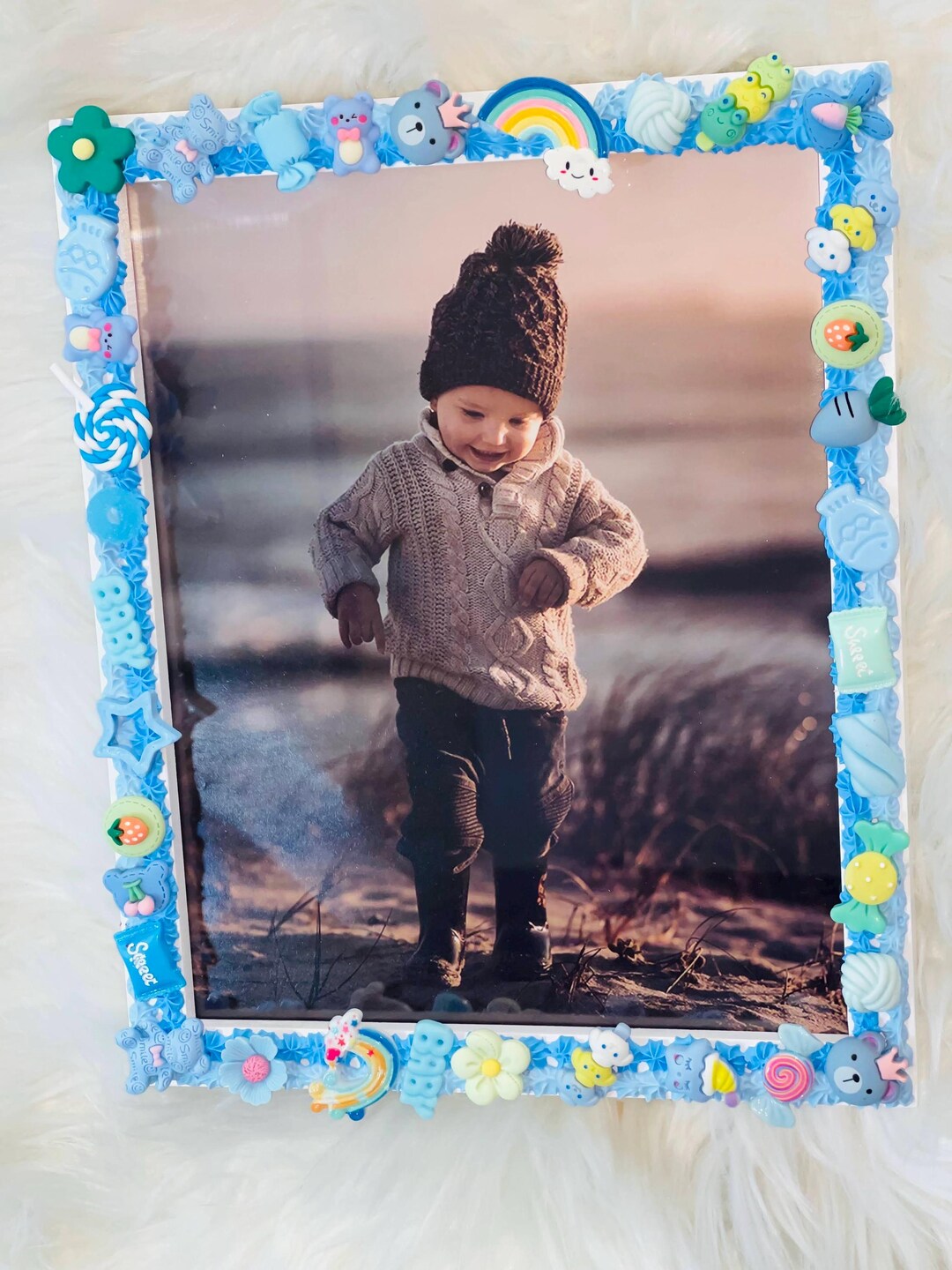 Personalized Baby Blue Picture Frame: 8x10 Keepsake Frame - Etsy
