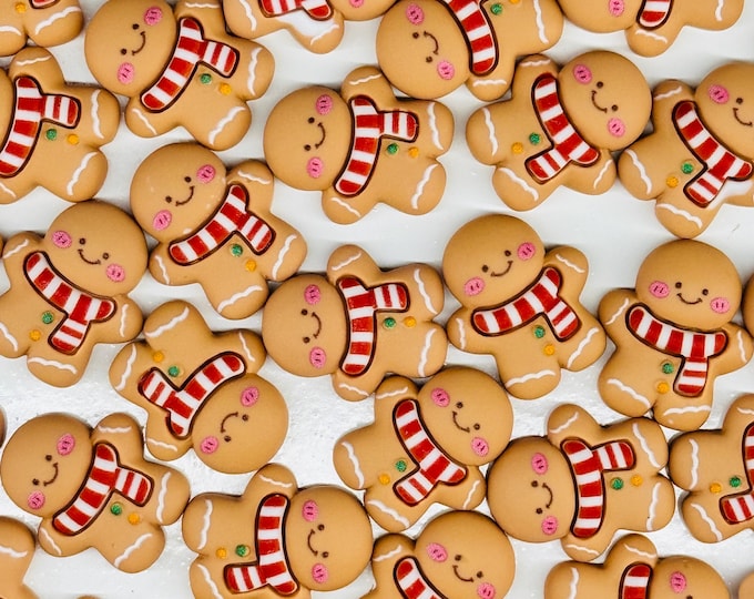 Kawaii Gingerbread Charms | Christmas DIY Crafts, Tumbler ...
