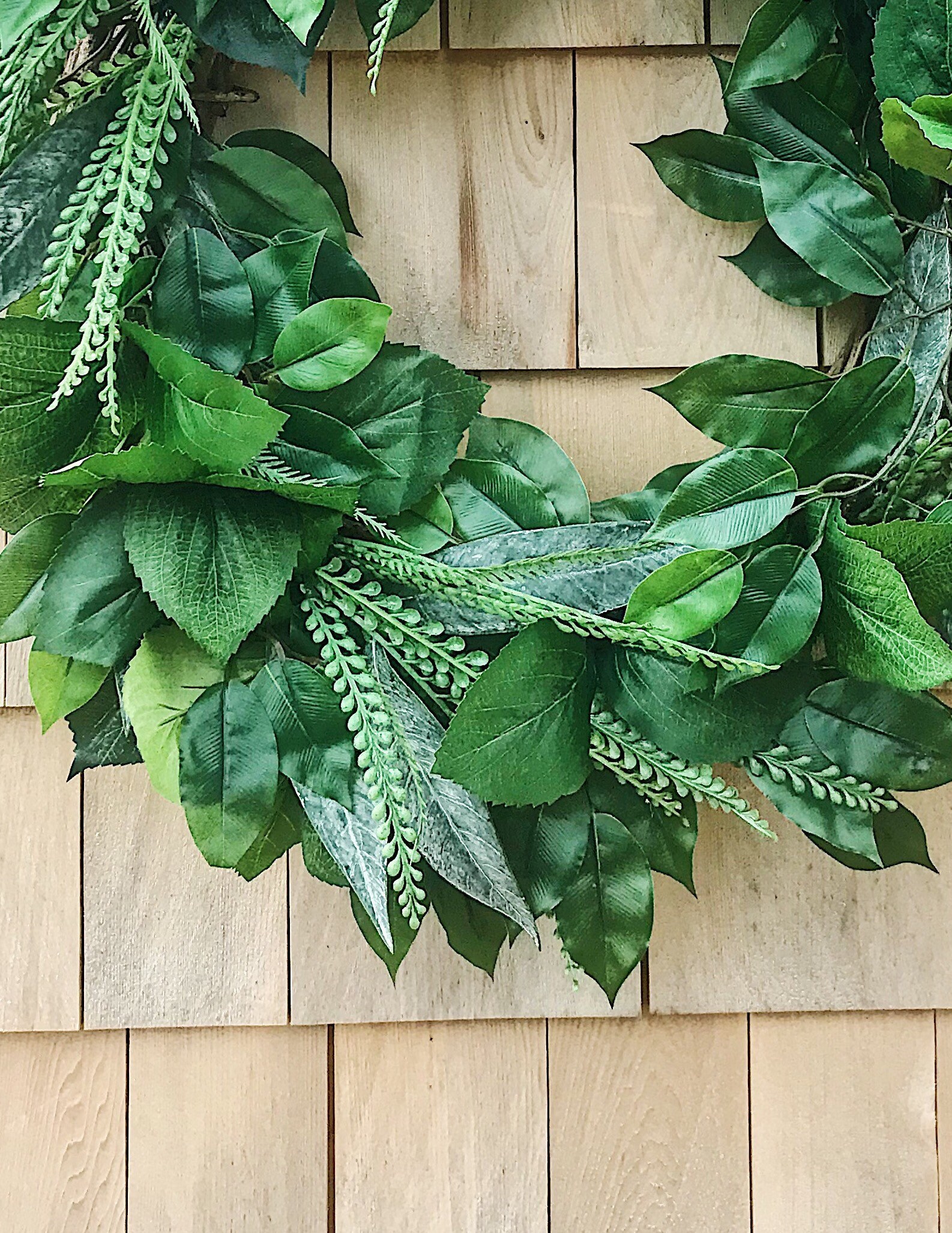Full Greenery Wreath. Greenery Wreath. Green Wreath. Front Door Wreath ...
