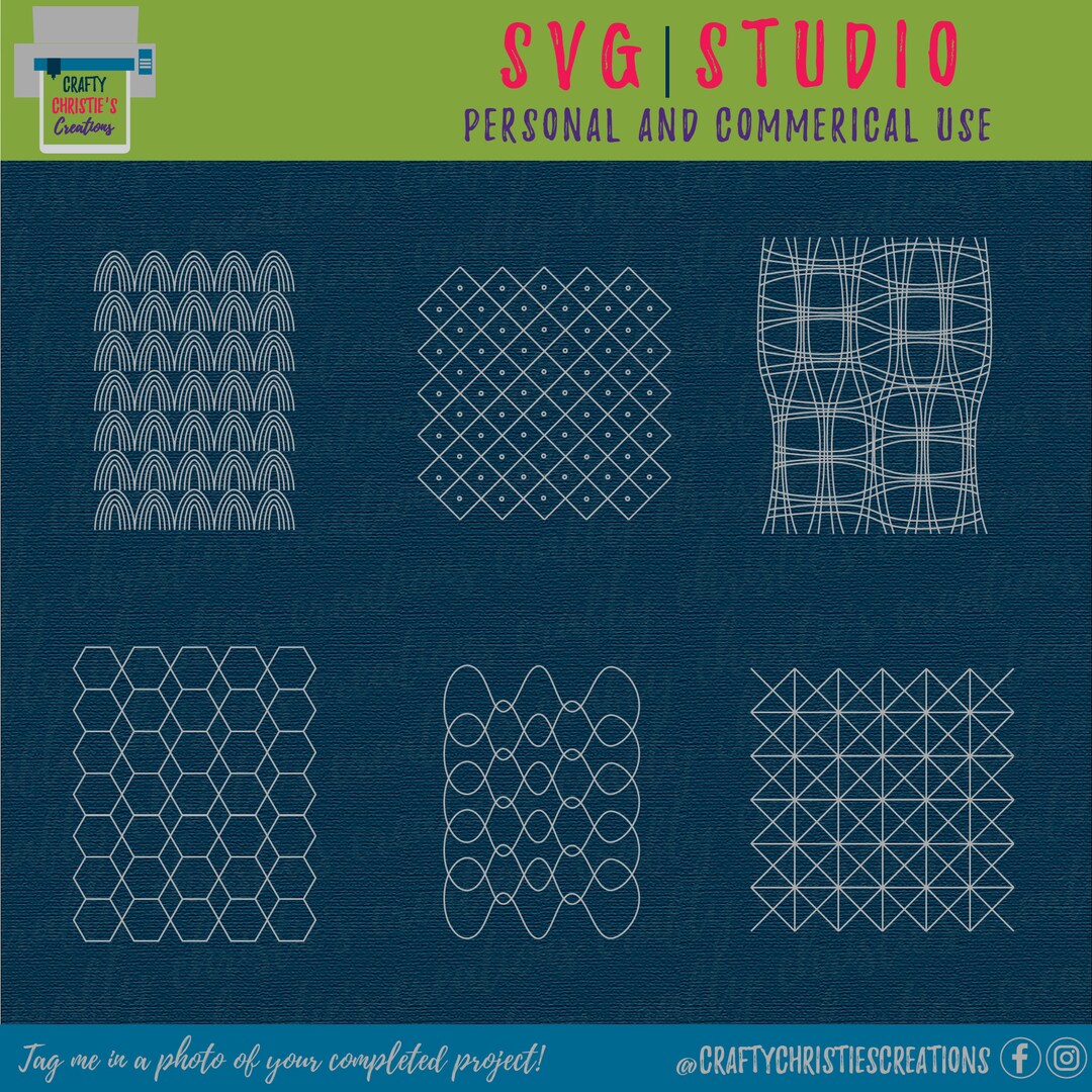 Geometric Line Art Bundle SVG - Line Art SVG - Single Line SVG - Single ...