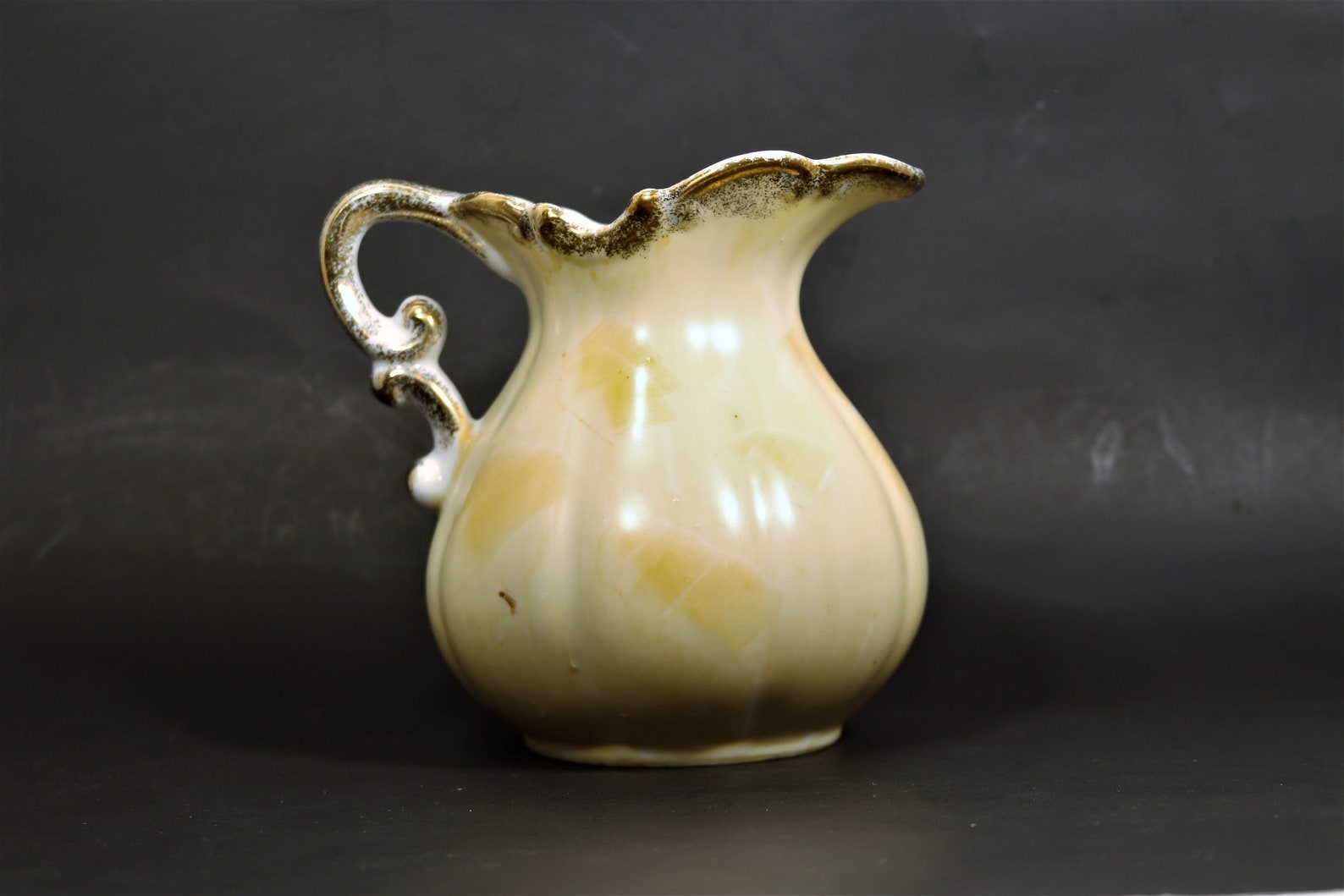 Hand Painted Water Pitcher Yellow Heritage Rose Floral Water | Etsy