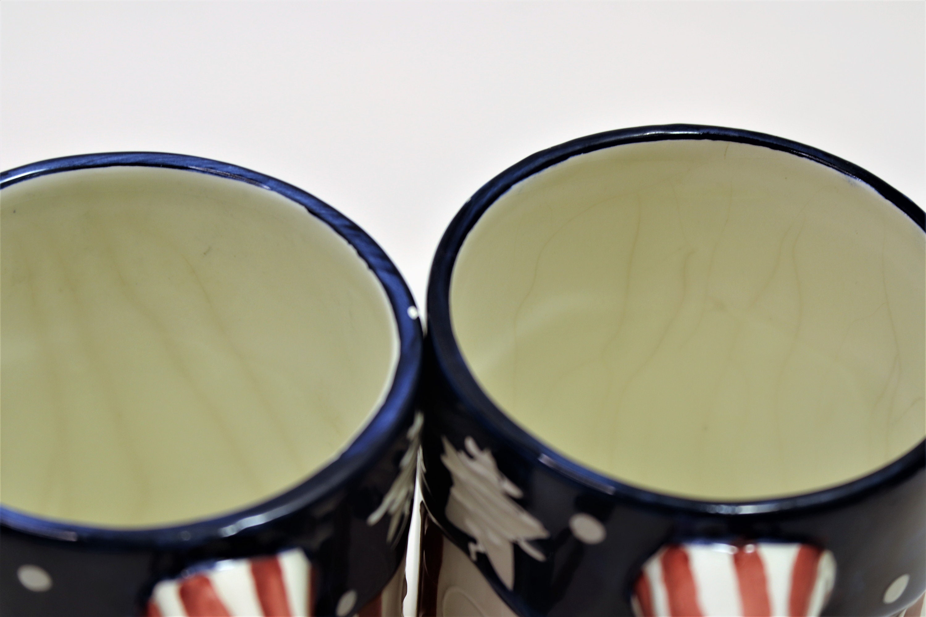 American Coffee Mug Uncle Sam Coffee Mug Red White and Blue | Etsy