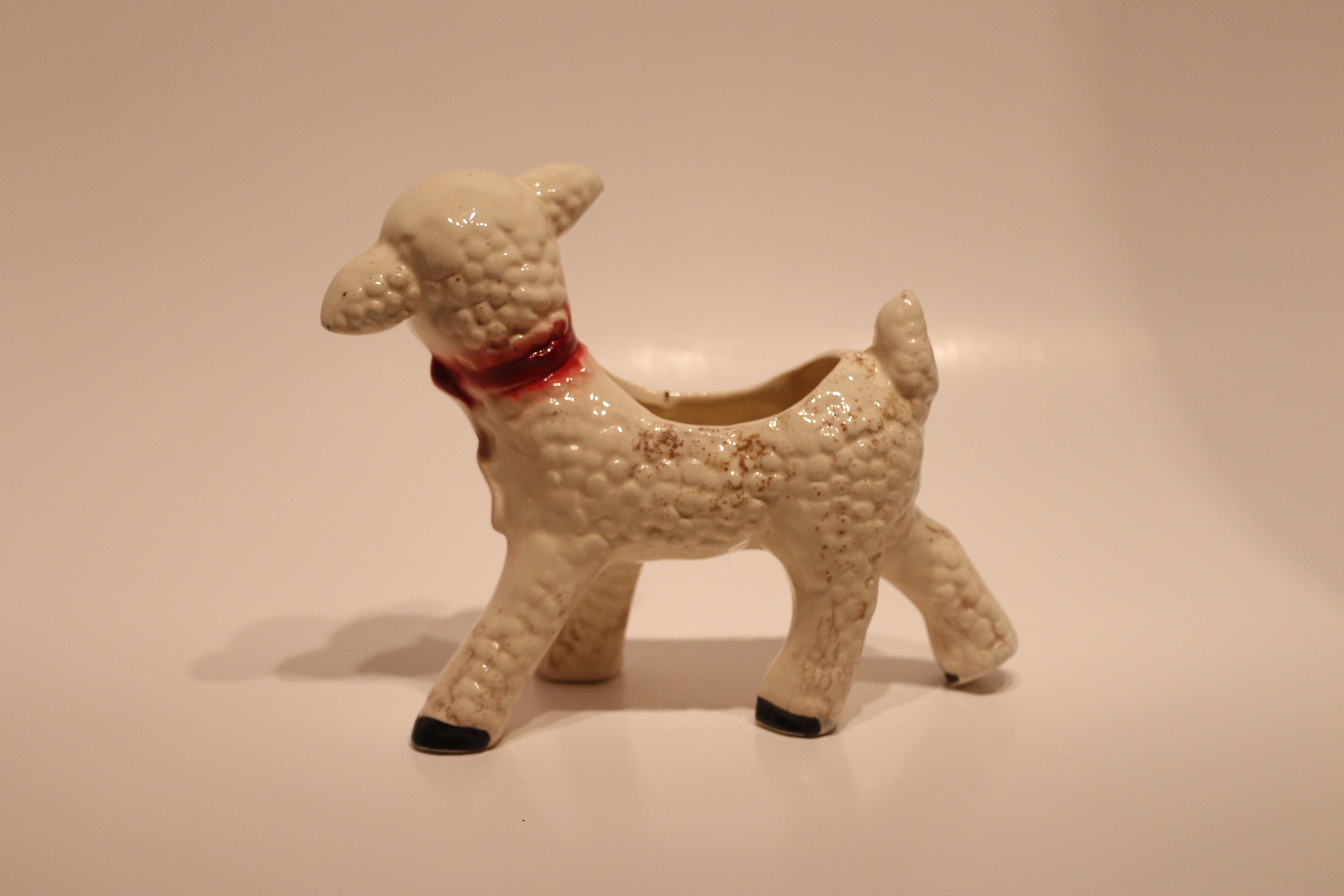 White Lamb Planter, Succulent Lamb Planter, White Lamb Planter Great ...