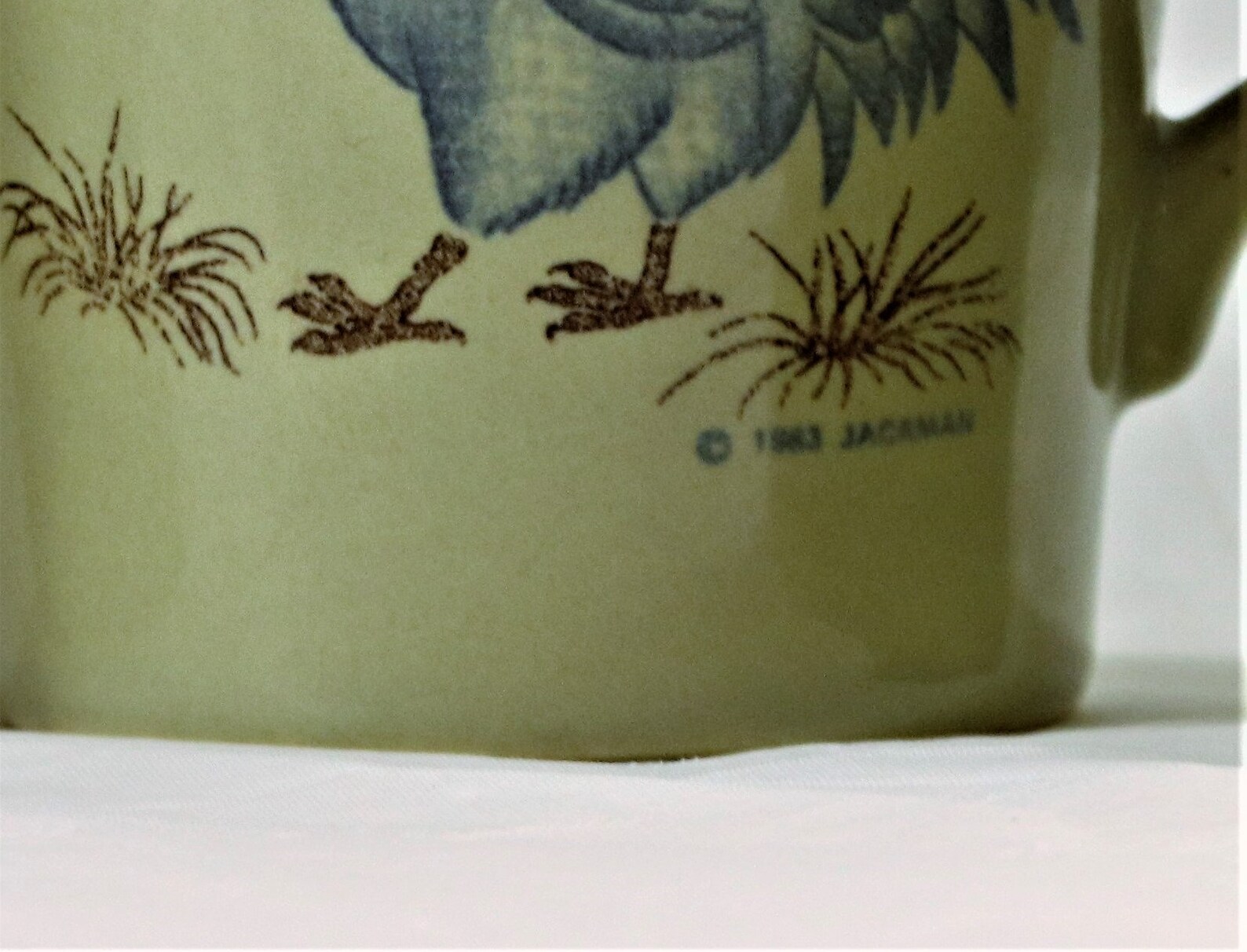 Jacaman Stoneware Creamer and Sugar With Three Coffee Cups | Etsy