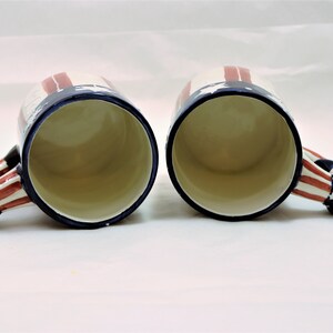 American Coffee Mug, Uncle Sam Coffee Mug, Red White and Blue Mugs ...