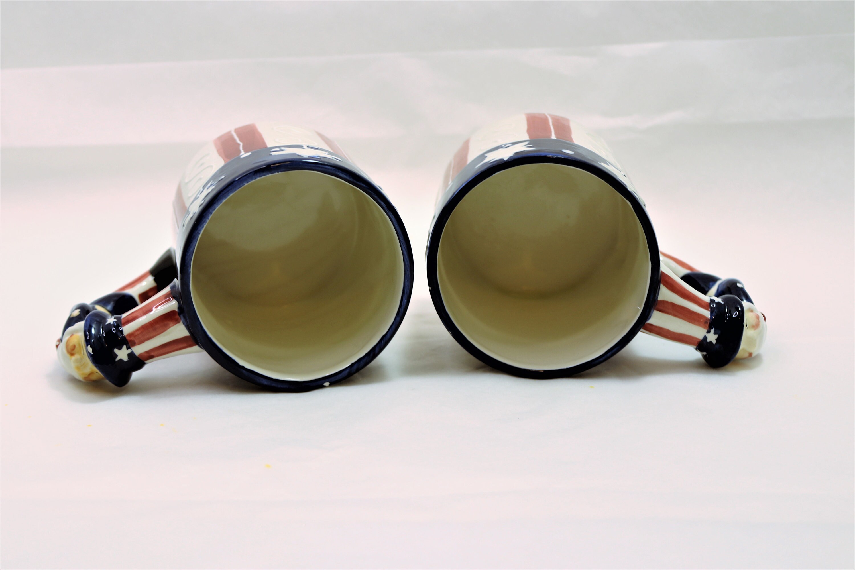 American Coffee Mug Uncle Sam Coffee Mug Red White and Blue | Etsy